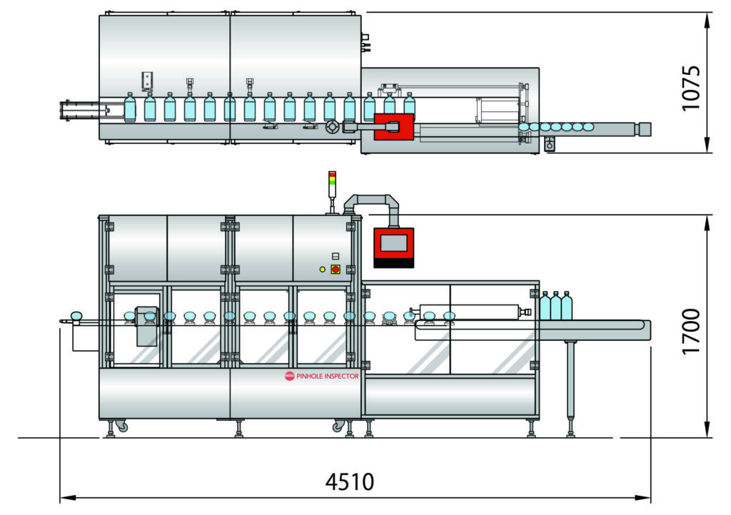Pinhole Inspector HDC Series for Plastic Bottle CCIT