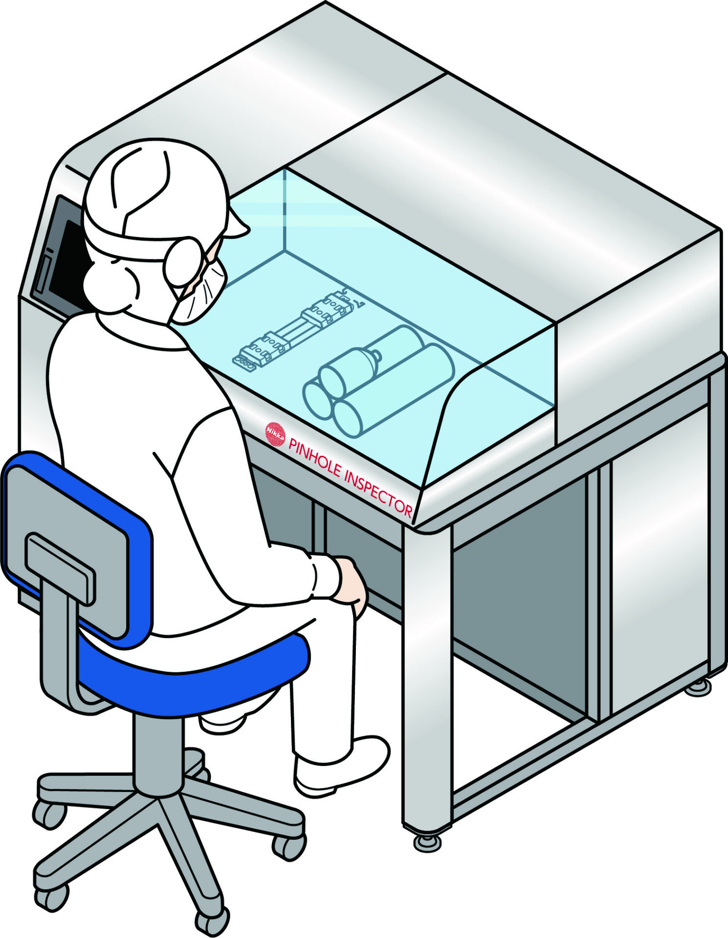 Pinhole Inspector HDL Series for laboratory use CCIT| NIKKA DENSOK LIMITED